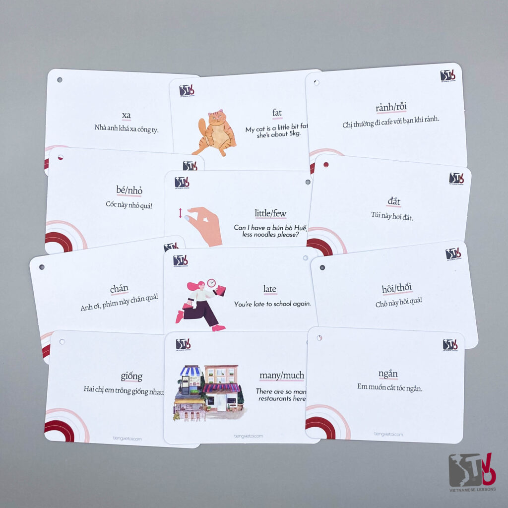 Vietnamese Basic Verbs Flashcards – Tieng Viet Oi